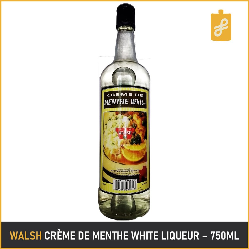 Walsh Creme De Menthe White Liqueur 750mL | Shopee Philippines