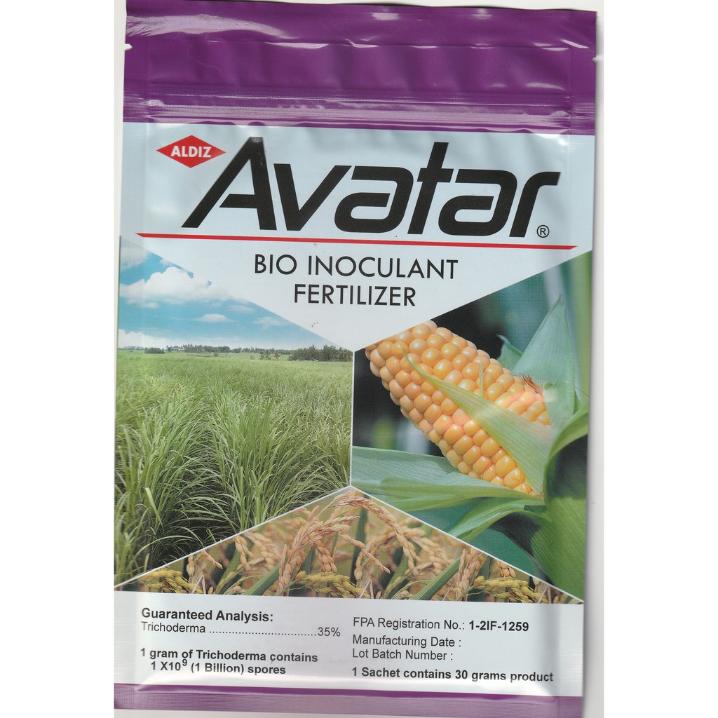 Avatar Bio Inoculant Fertilizer 30grams Trichoderma for Seed Treatment ...
