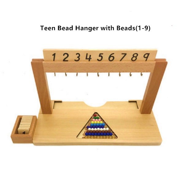 Treeyear Montessori Hanger for Color Bead Stairs with Beads Preschool ...