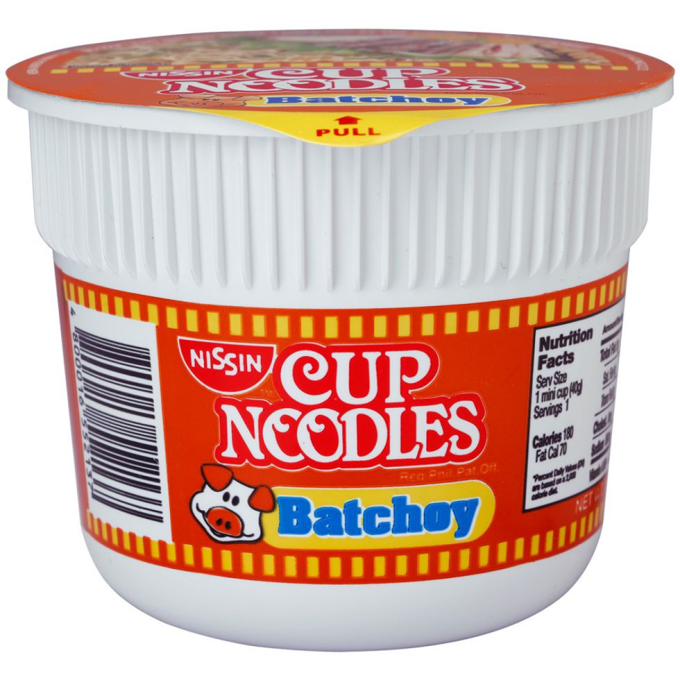 Nissin Mini Cup Noodles Batchoy 40g | Shopee Philippines