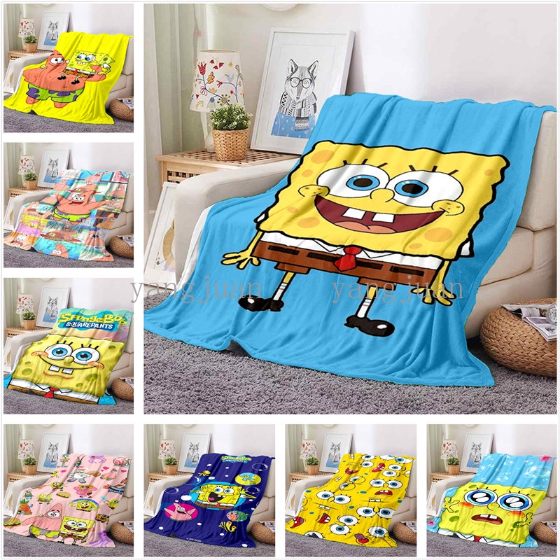 Spongebob Cartoon Cute Blanket Pie Daxing Sofa Office Nap Air ...