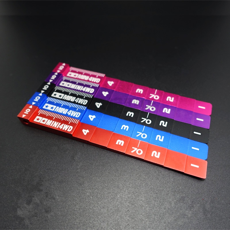1PCS Tamiya Mini 4WD Racing Car Refit Tools Adjusting Car Ruler ...