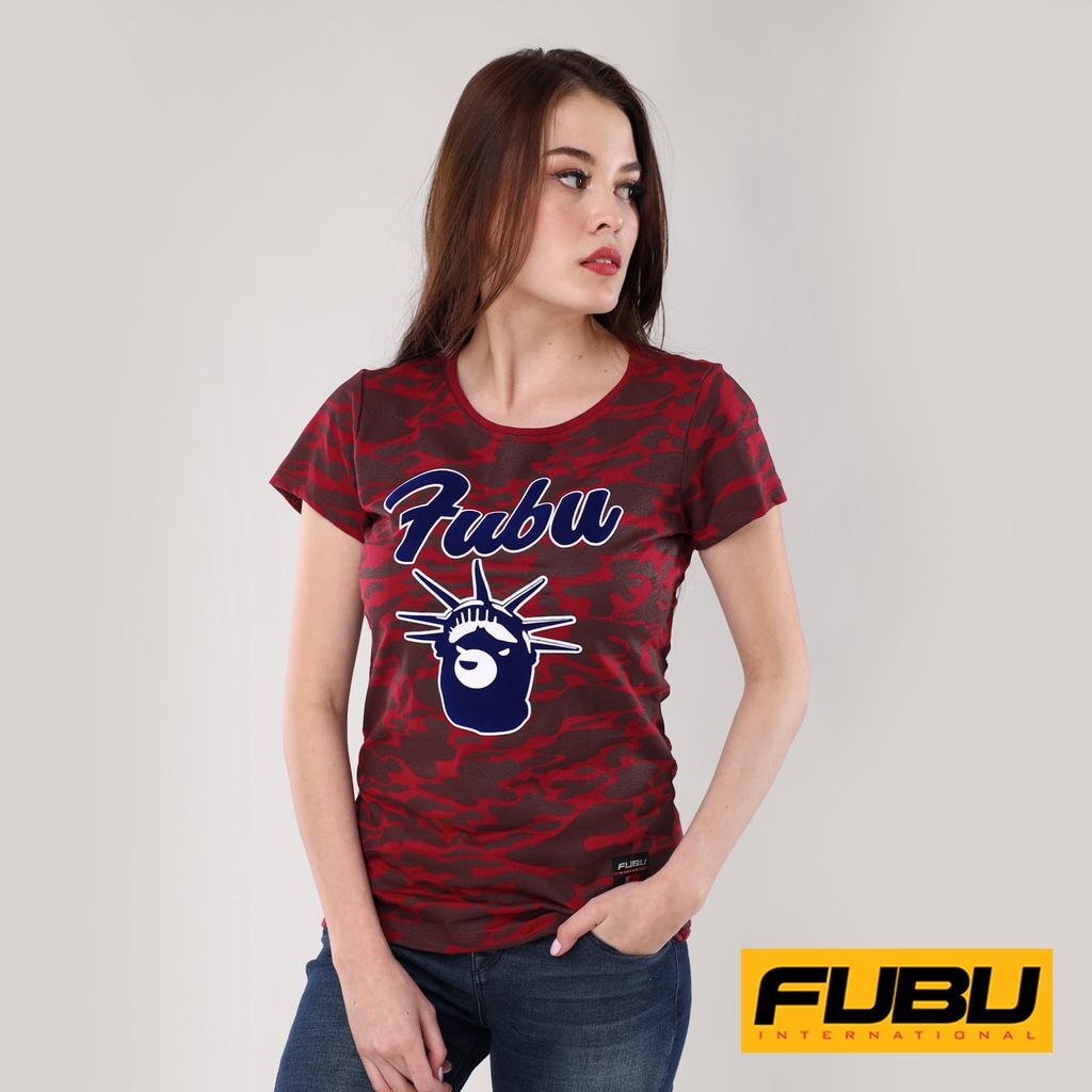 Fubu Girls Roundneck Regular Fit+loose Fit QGT01-0343 (Maroon) | Shopee ...