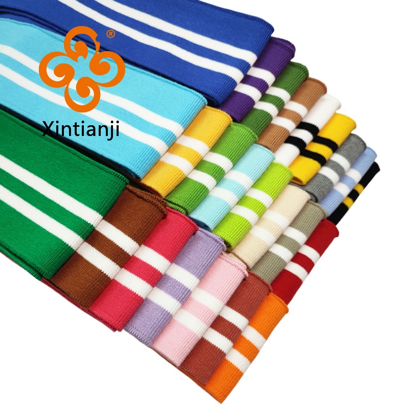 1 PCS Thin Elastic Rib Neckline Cuffs Hem Sweater Baseball Uniform ...