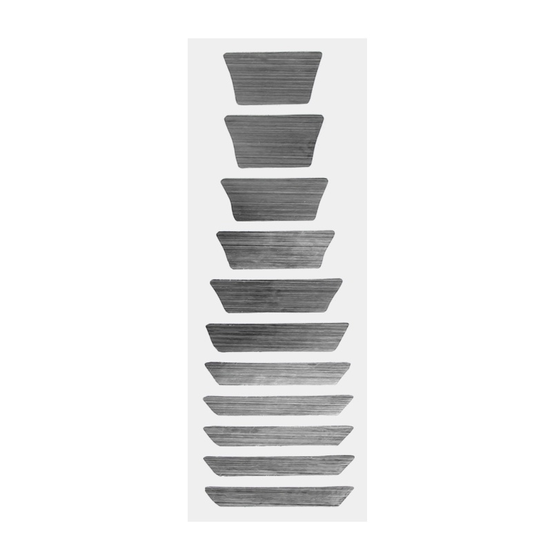 mm Thin Trapezoid Fretboard Decal Marker Inlay Sticker For Electric ...