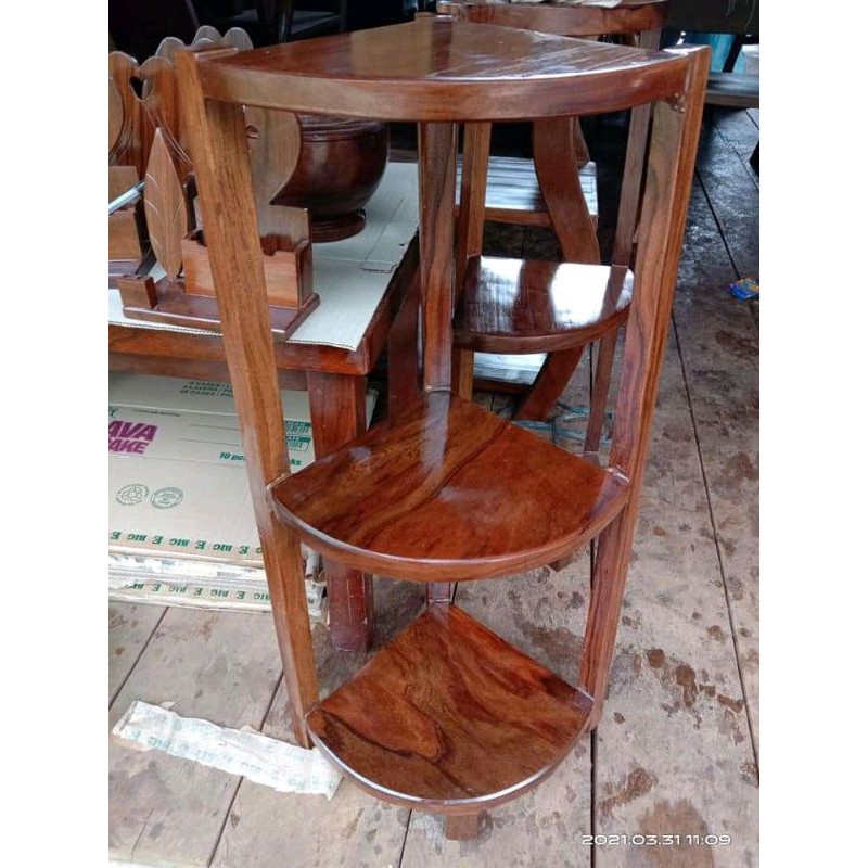 Corner stand( 3&4 layer hardwood wood) | Shopee Philippines