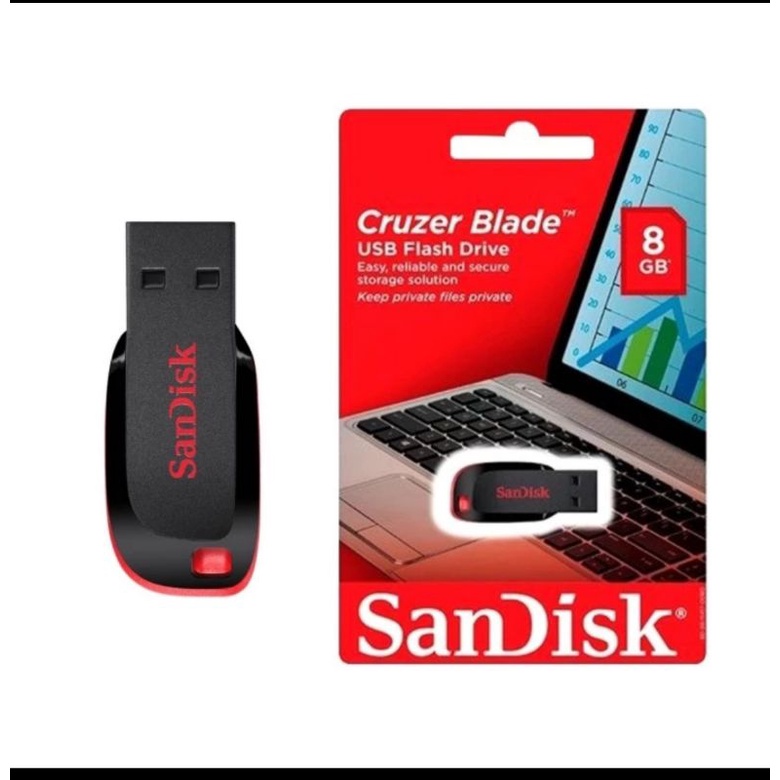Sandisk 8GB Original Official Curzer Blade Flashdisk | Shopee Philippines