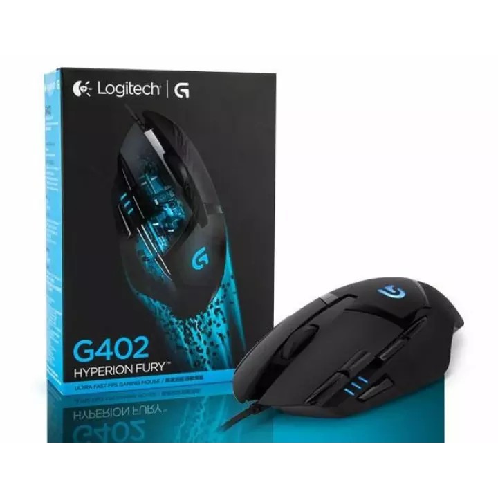 Logitech G402 Mouse Hyperion Fury Ultra-Fast FPS Gaming Mouse | Shopee ...