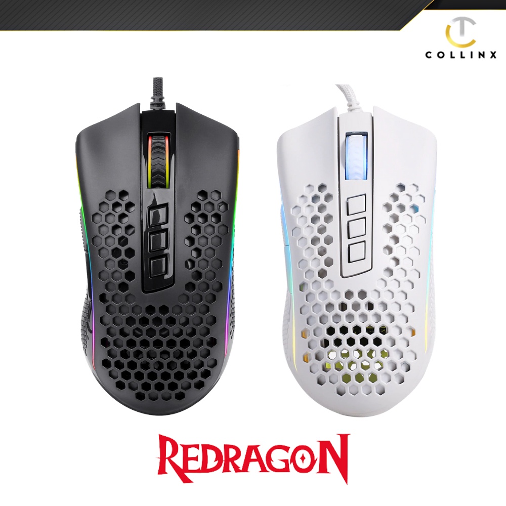 Redragon Storm RGB Gaming Mouse M808 | Ultralight High DPI | Ergonomic ...