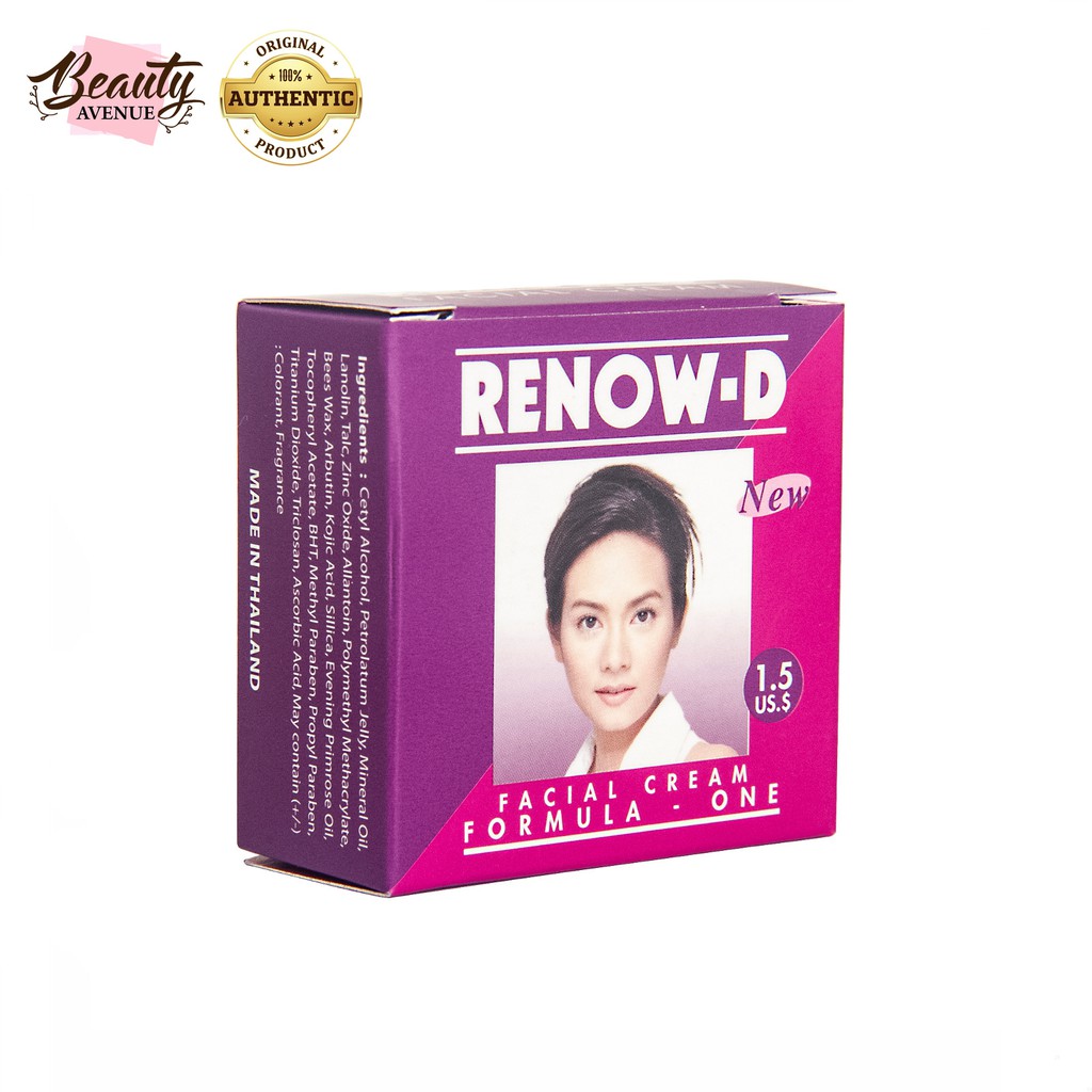 Renow-D Facial Cream 7G/3G | Shopee Philippines