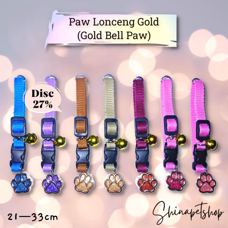 Paw Bell Cat Necklace (GOLD) | Shopee Philippines