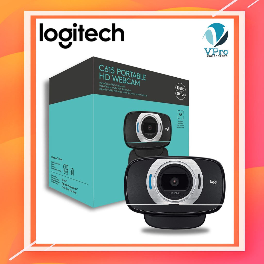 Logitech C615 Portable HD 1080P webcam 30fps | Shopee Philippines