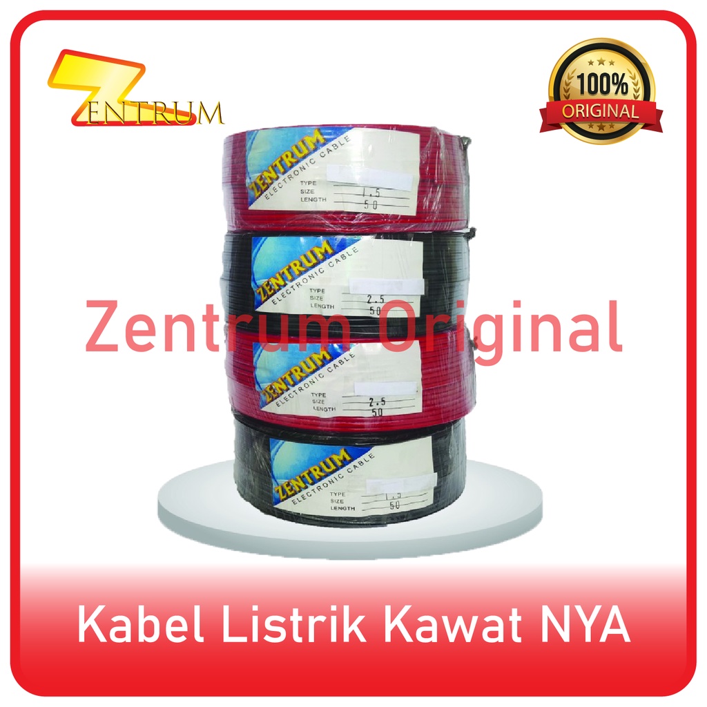 Nya Wire Electrical Cable 1x1.5 (50Yards = 40 Meters) | Shopee Philippines