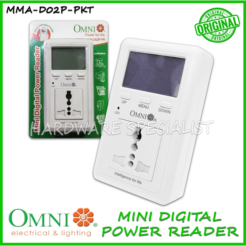 Omni Mini Digital Power Reader MMA-DO2P-PK Original Authentic | Shopee ...