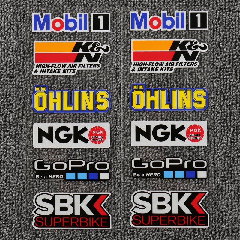 Vinyl laser motor stripe decals motorcycles waterproof reflective ...