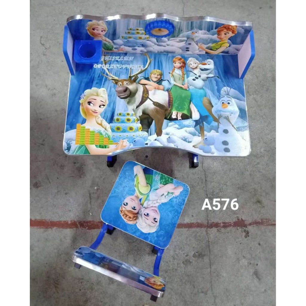 STUDY TABLE SET FOR KIDS ANIME CHARACTER DESIGN CY | Shopee Philippines