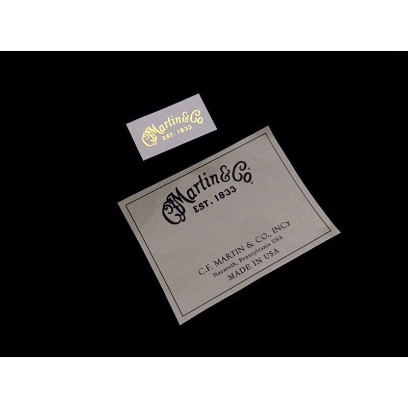 Martin USA Guitar Head Logo + Label | Shopee Philippines
