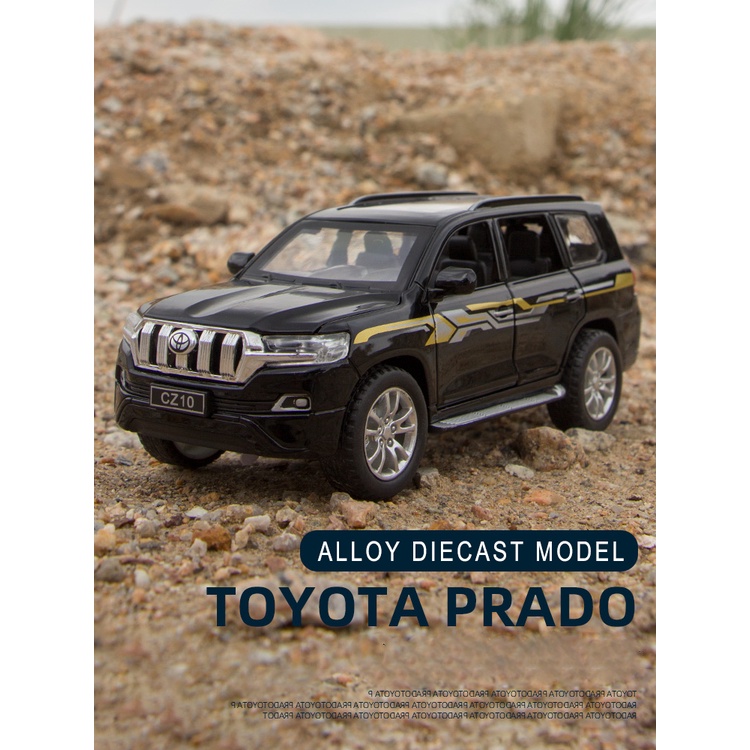 1:32 Toyota Prado SUV Car Models Alloy Diecast Toy Vehicle Doors ...