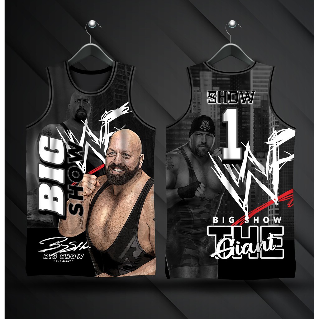 WWE WRESTLERS JERSEY | BIG SHOW | BRET HART | JOHN CENA | RANDY SAVAGE ...