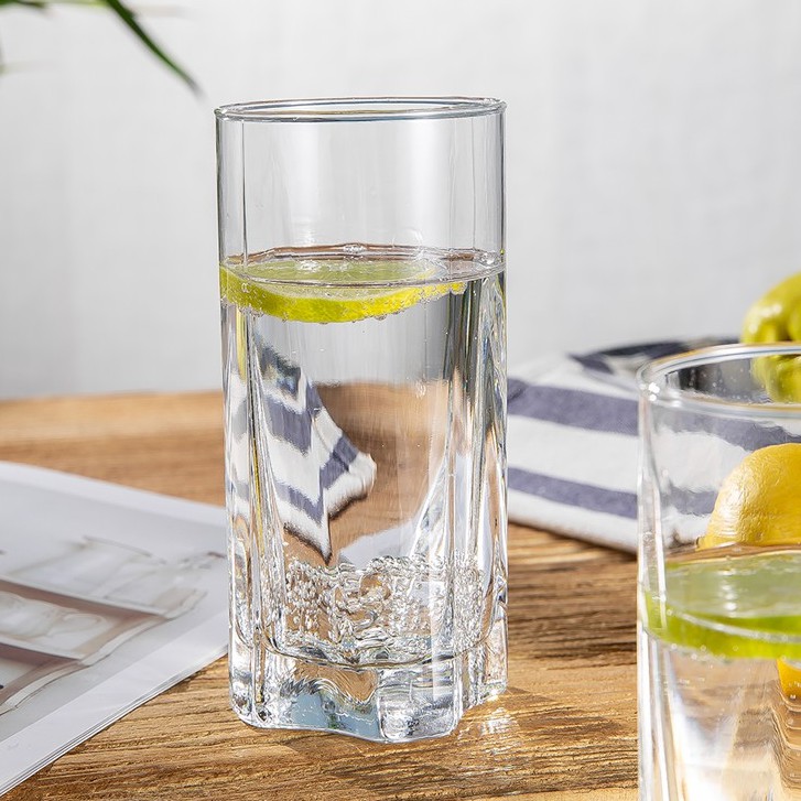 DELISOGA 370ml Soda lime glassware heat-resistant lemonade glass cup ...