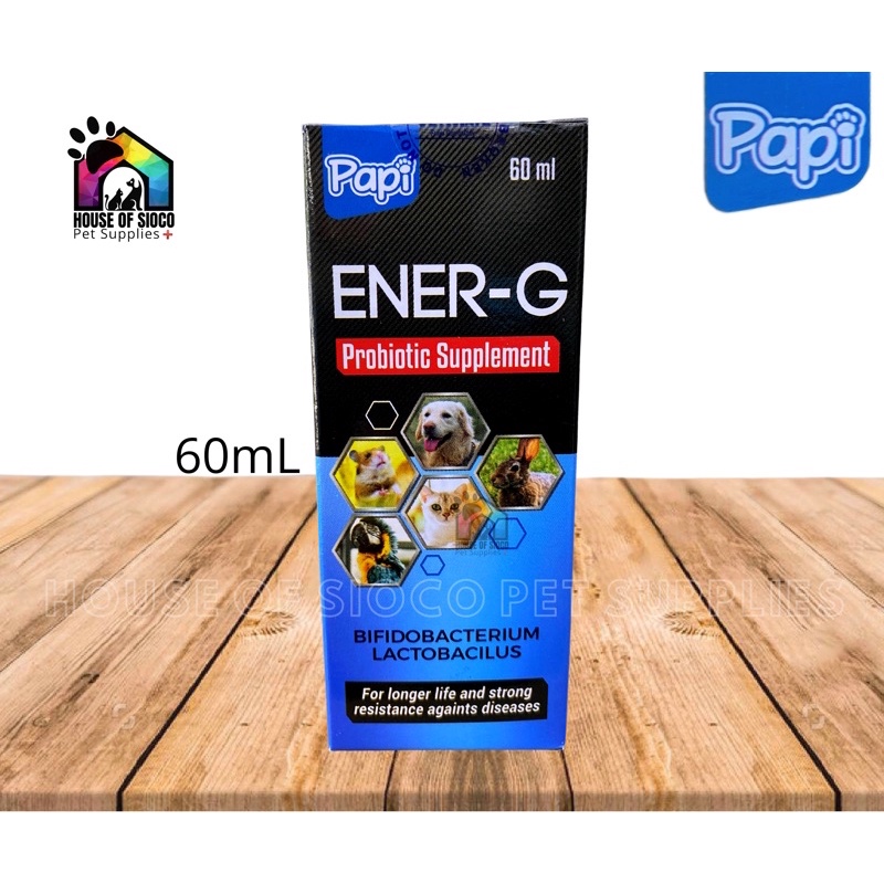 Papi Ener-G Probiotic Food Supplement For Pets 60ml | Shopee Philippines