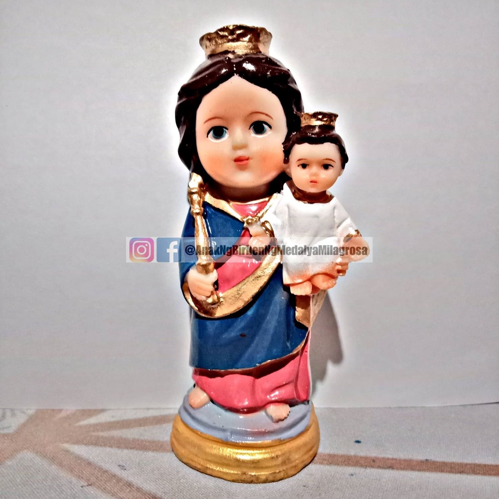Mary Help of Christian Chibi Bambini Bambino Religious Item Saint Holy ...