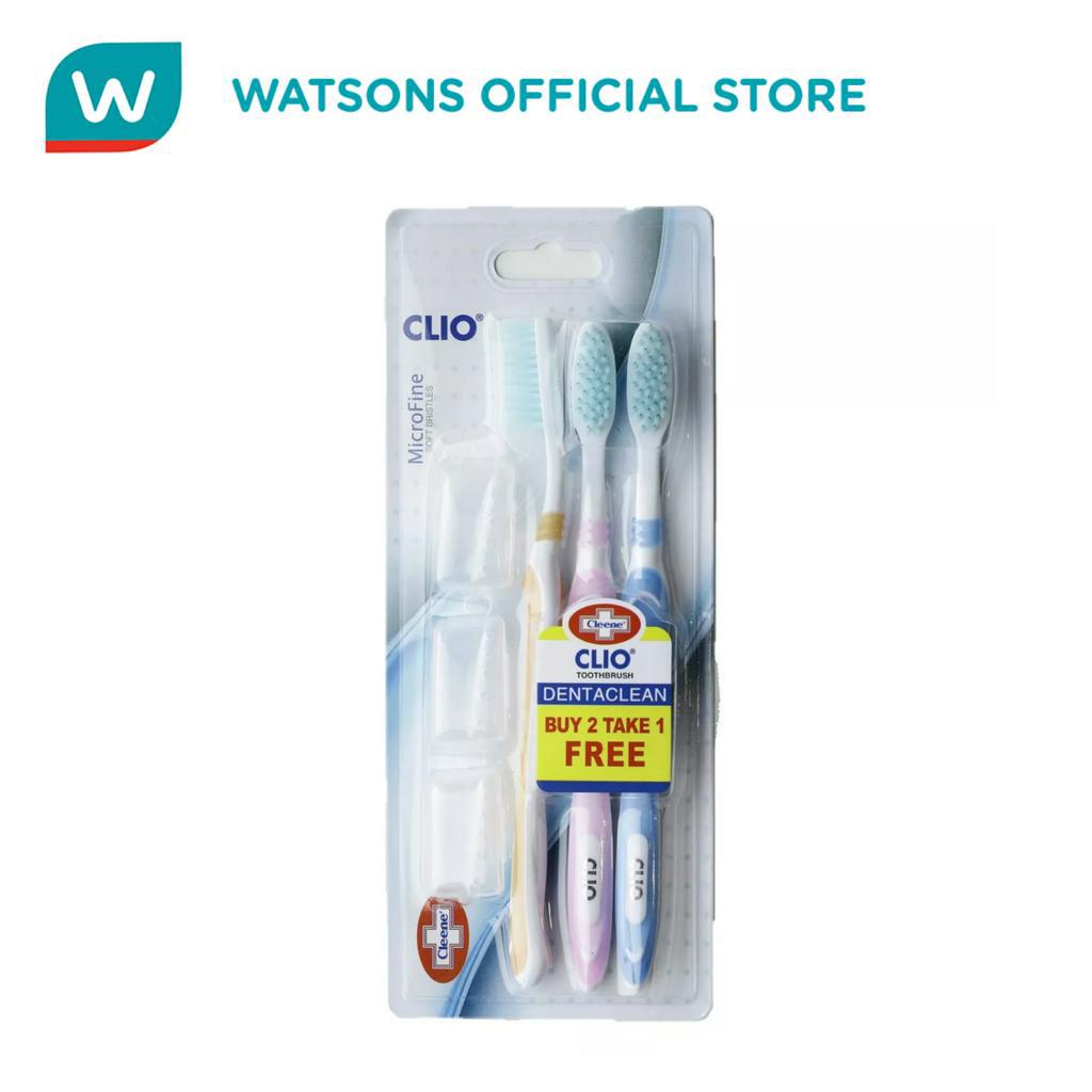 CLEENE Clio Dentaclean Toothbrush 3s | Shopee Philippines