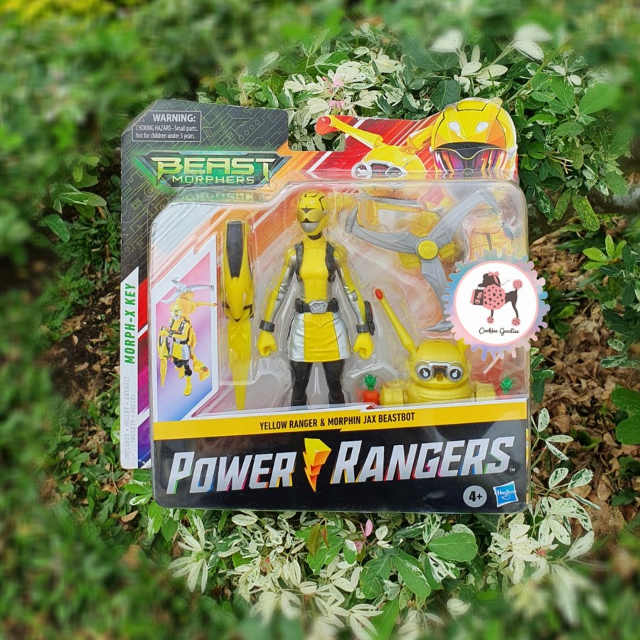 Power Rangers Beast Morphers Yellow Ranger & Morphin Jax Beastbot ...