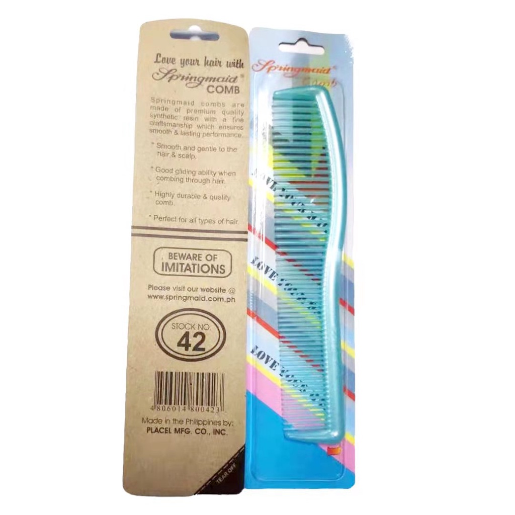 Original Springmaid Comb Suklay Unbreakable High Quality Random Color ...
