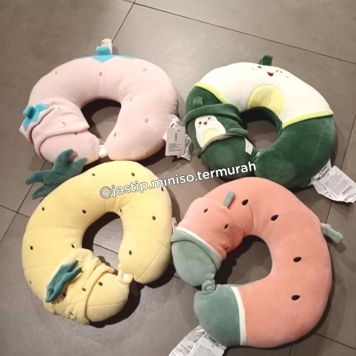 Miniso Neck Pillow + Fruit Eye Patch | Shopee Philippines
