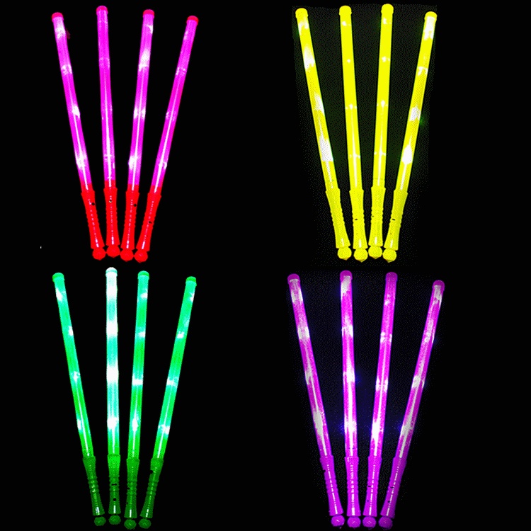 Pink lights for concert 48cm pink light stick luminous rainbow stick ...