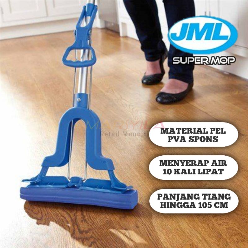 Jml Super MOP Pro Floor MOP PVA Sponge | Super MOP JML Refill Foam Sponge Refill | Shopee ...