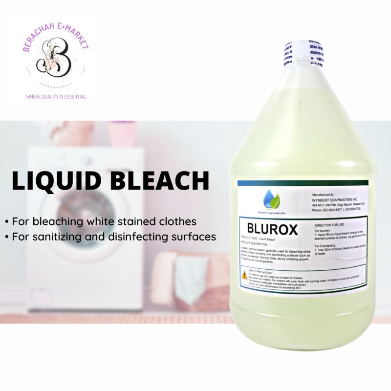 Liquid Bleach 1 Gallon / Liter | Shopee Philippines