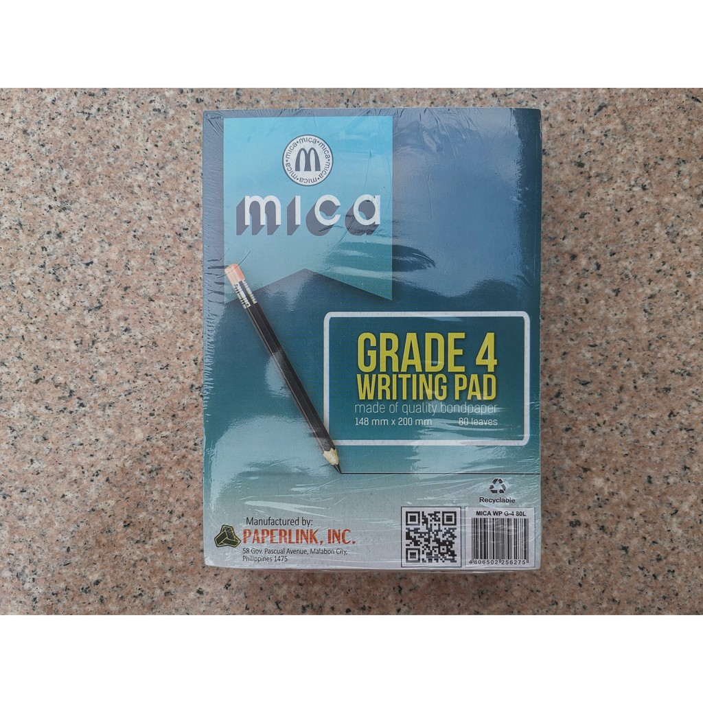[Mica] Writing pad [Grade1,2,3,4] [3~10pcs] | Shopee Philippines