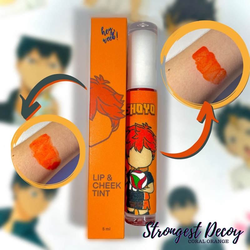 【Ready Stock】﹍♠Haikyuu Inspired Lip and Cheek Tint (@heyweeb.ph ...