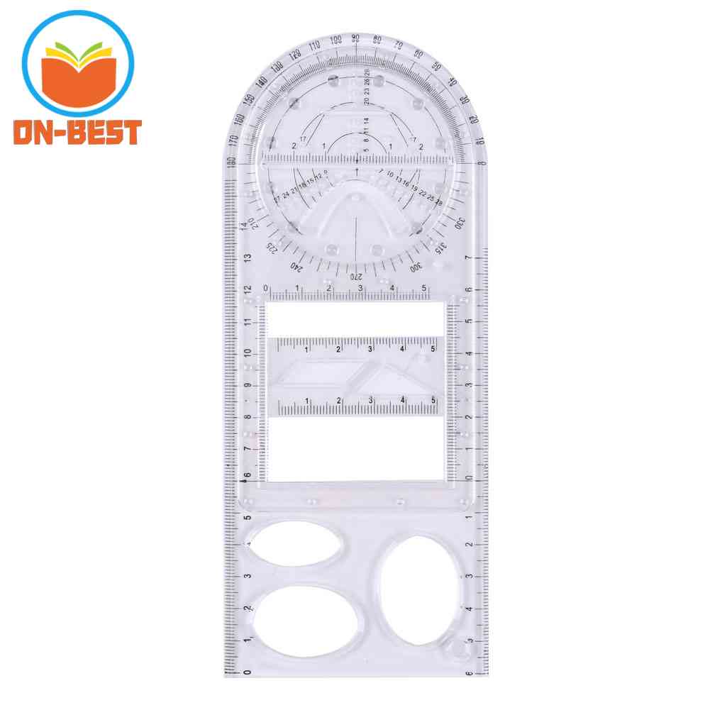 [onlinebest.ph] Multifunction Rotatable Geometric Ruler Drawing ...