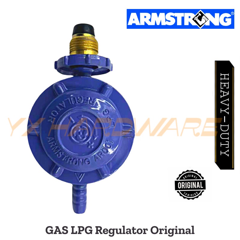 ARMSTRONG LPG Regulator W/ Gauge Adjustable Pressure Gas Autosafety ...