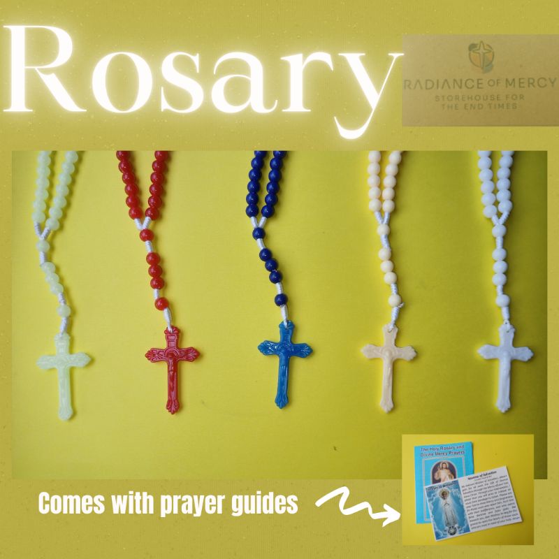 Rosary with prayer guide English/Tagalog | Shopee Philippines