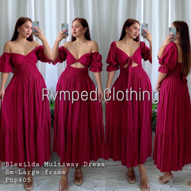 RVMPED Blesilda Infinity Dress | Shopee Philippines