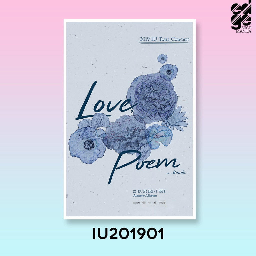 ┅Iu In Manila Concert Posters ( 305Mm X 470Mm ) | Shopee Philippines