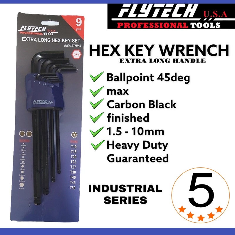 ALLEN WRENCH (SHORT TYPE/LONG TYPE) 4.5 INCHES FOR SHORT 8inches Extra ...