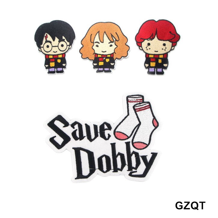 Harry Potter Hermione Embroidered Cloth Stickers Clothes Badges ...