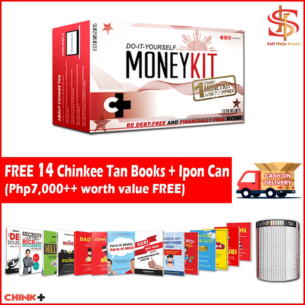 Chink+ MoneyKit 2.0 + 14 FREE BOOKS + 1 IPON CAN by Chinkee Tan - Do It ...