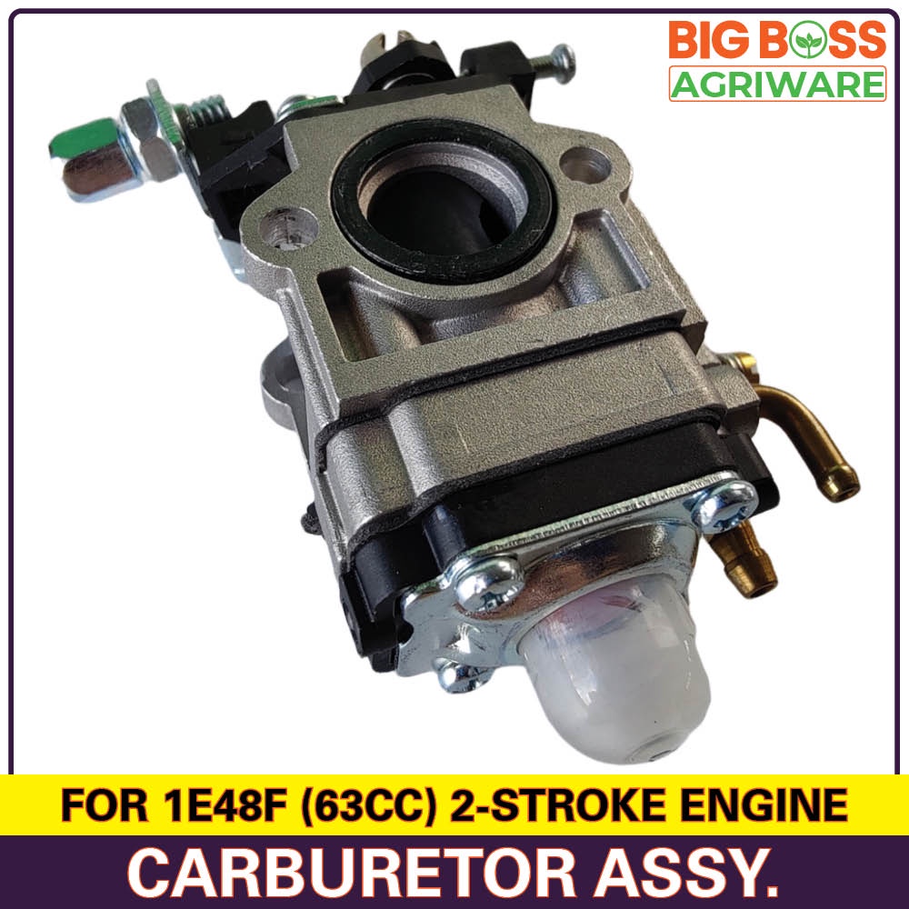 BBA Carburetor Assembly for 63cc / 1E48F 2-Stroke Engine Earth Auger, Tiller | Shopee Philippines