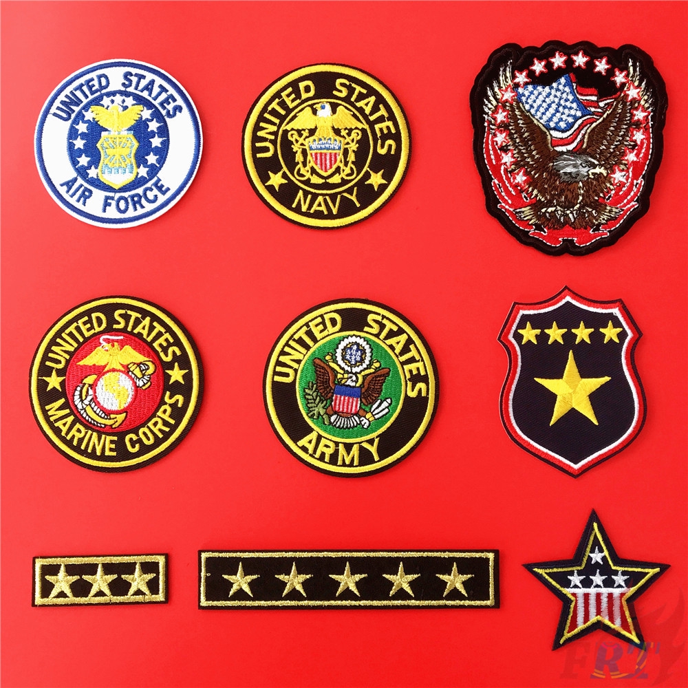 ☸ VSCO：United States - Armed Force & Medal Patch ☸ 1Pc Diy Sew on Iron ...
