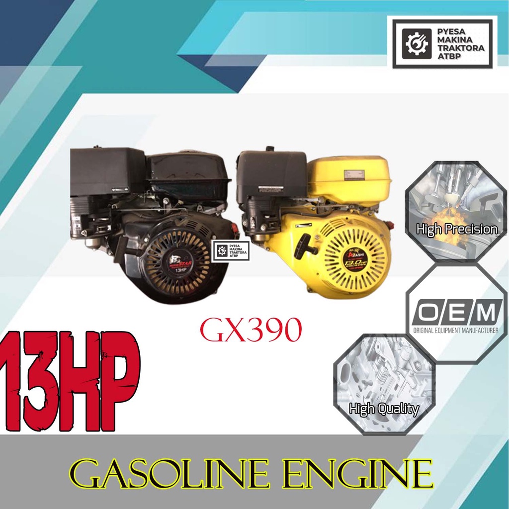 GX390 13hp Gasoline Engine High Speed Akashi and Motorstar | Shopee ...