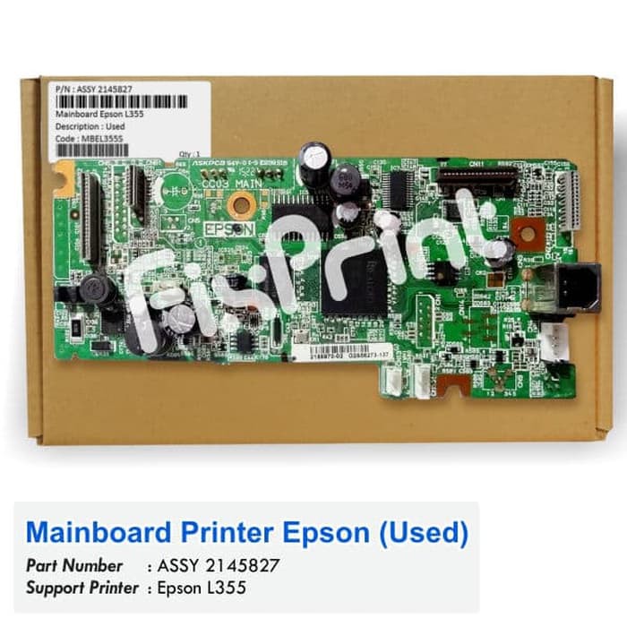 Epson L355 Motherboard Mainboard- Logic Board Epson L355 Printer Ori ...