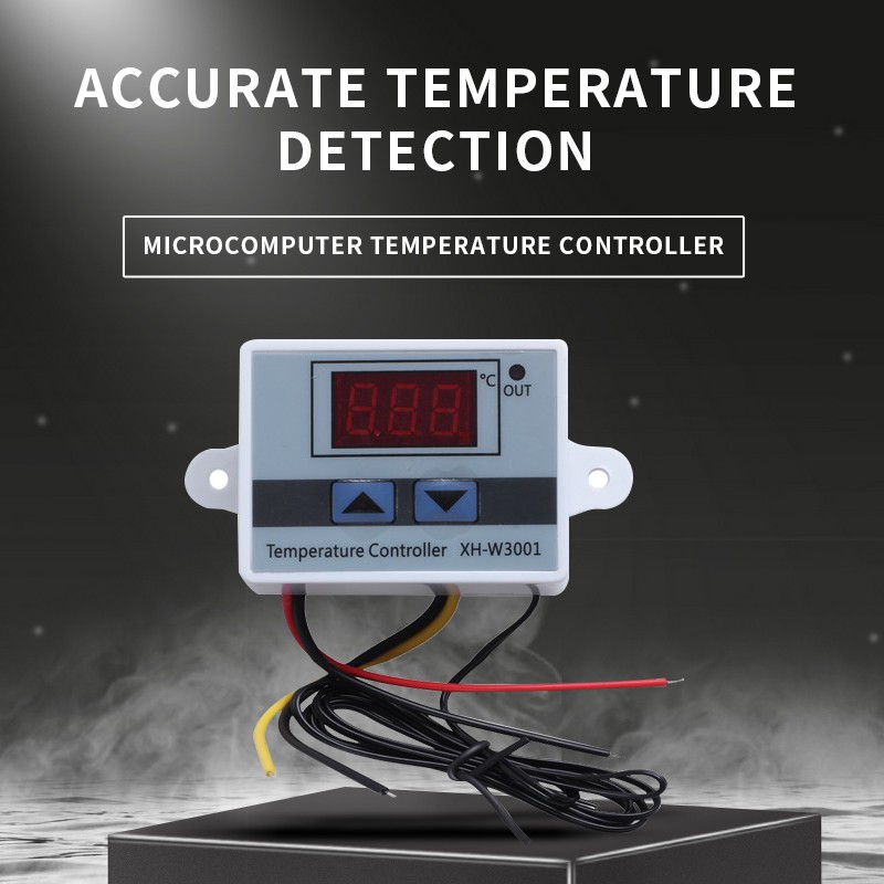 220V Digital LED Temperature Controller 10A Thermostat Control Switch ...