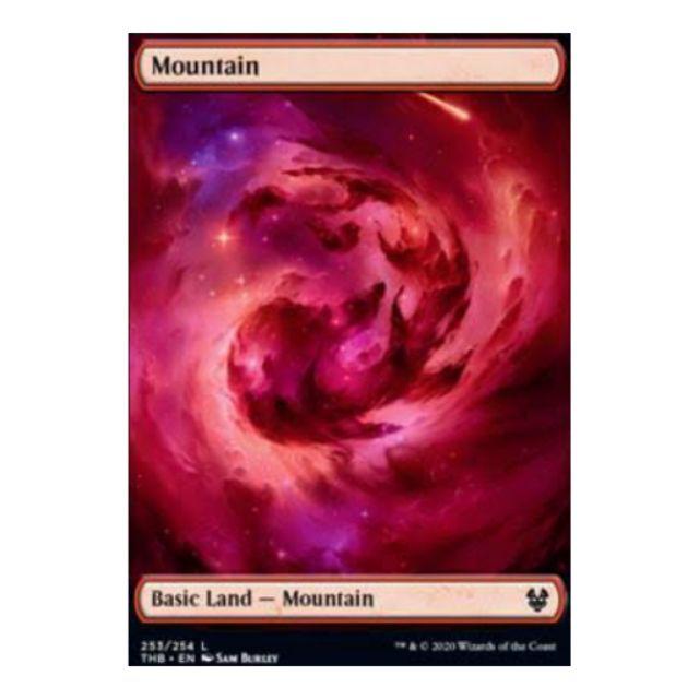 MTG Card BASIC LAND Full Art Textless THB Magic the Gathering Land ...