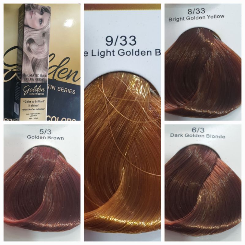 Promo! hair color by GOLDEN BRAND Keratin Series Expert Color 100g ...